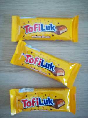 Chocolate bar tofi luk 24 pcs enrobed in caramel & milk Gandour Tofiluk ...