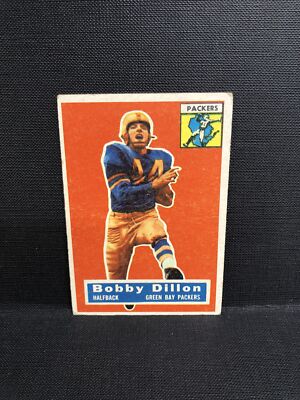 1956 Topps Football #103 Bobby Dillon Green Bay Packers Centered Good ...