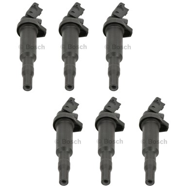 Set of 6 Bosch Direct Ignition Coils for BMW F01 E46 E60 E82 E88 128i ...
