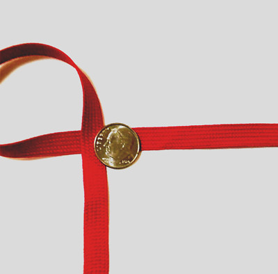 3/8" Uniform Braid Trim Flat Textured Braid Trim Uniform Ribbon Red 10 ...