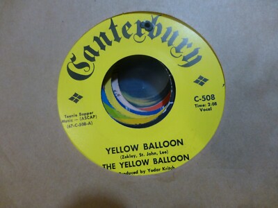 THE YELLOW BALLOON & YELLOW BALLON NEAR MINT VINYL 45 | eBay
