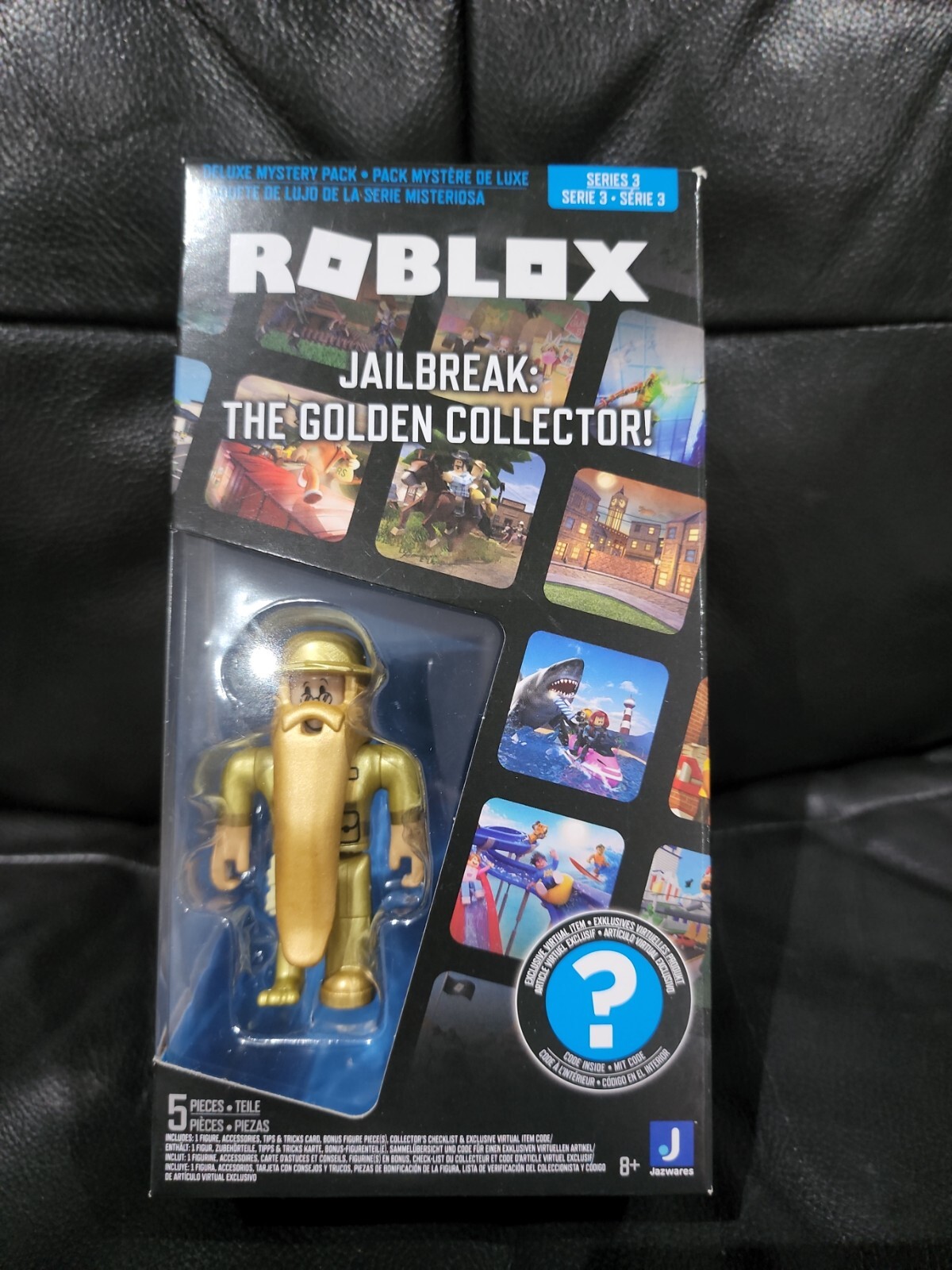 Roblox Deluxe Mystery Figure Series 3 JAILBREAK : THE GOLDEN COLLECTOR ...
