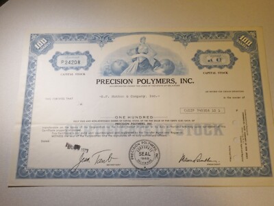 Precision Polymers, Inc. 100 shares | eBay