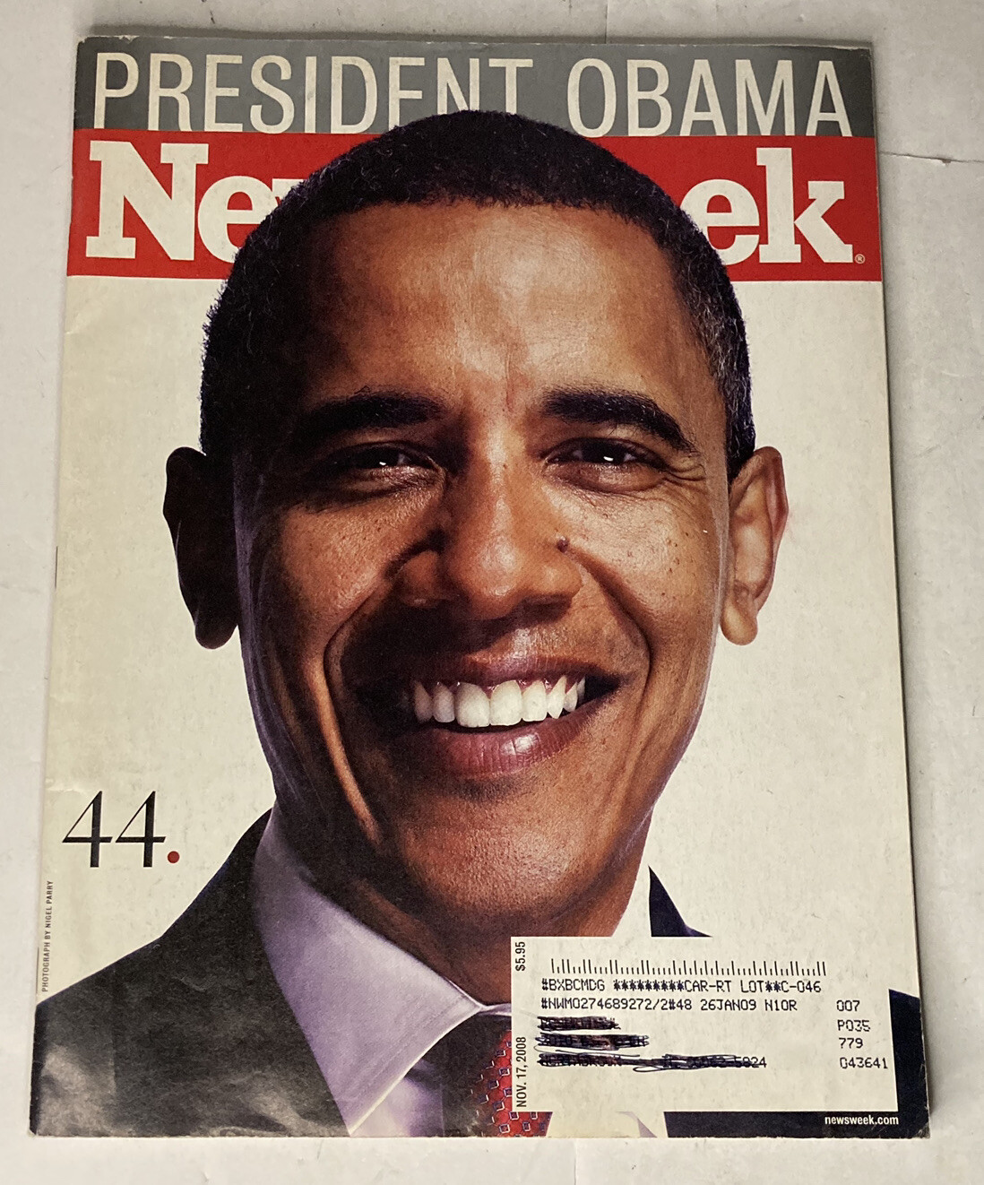 NEWSWEEK Magazine BARACK OBAMA Lot Of 3 Issues- 2008, 2009 ...