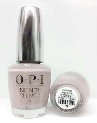 OPI Infinite Shine IS L47 Patience Pays Off Rare Color (Disc) - .5oz ...