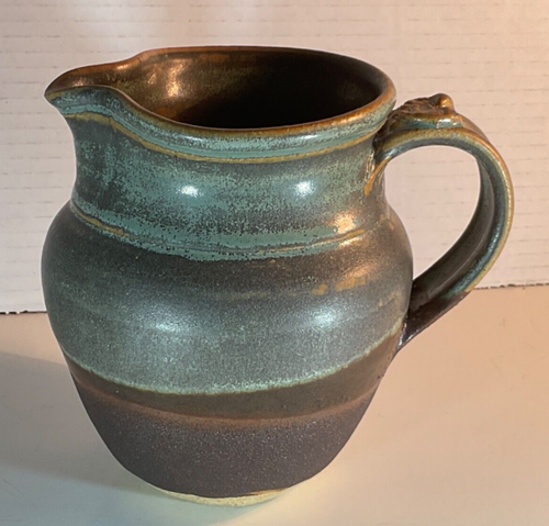 BRIAN HAYES RAKU Studio Pottery Pitcher signed Calif. Potter 70s 80’s ...