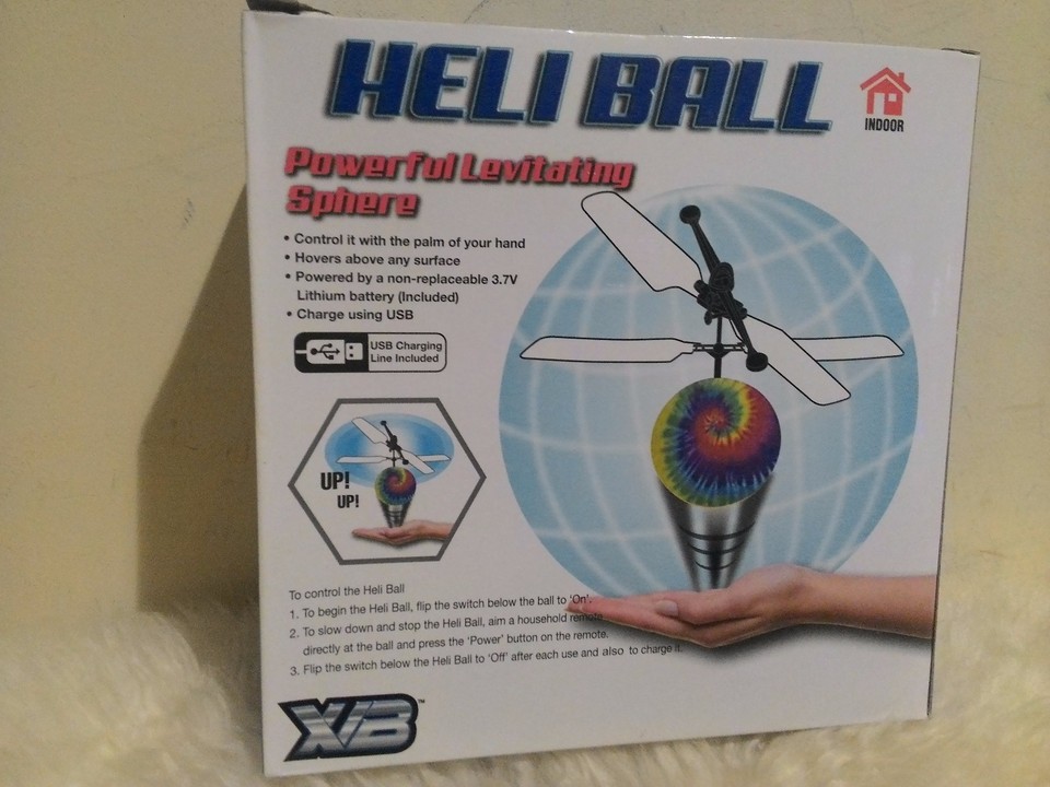 New Heli Ball Sphere watermelon Control in Your Hand Fly Up to 15' USB ...
