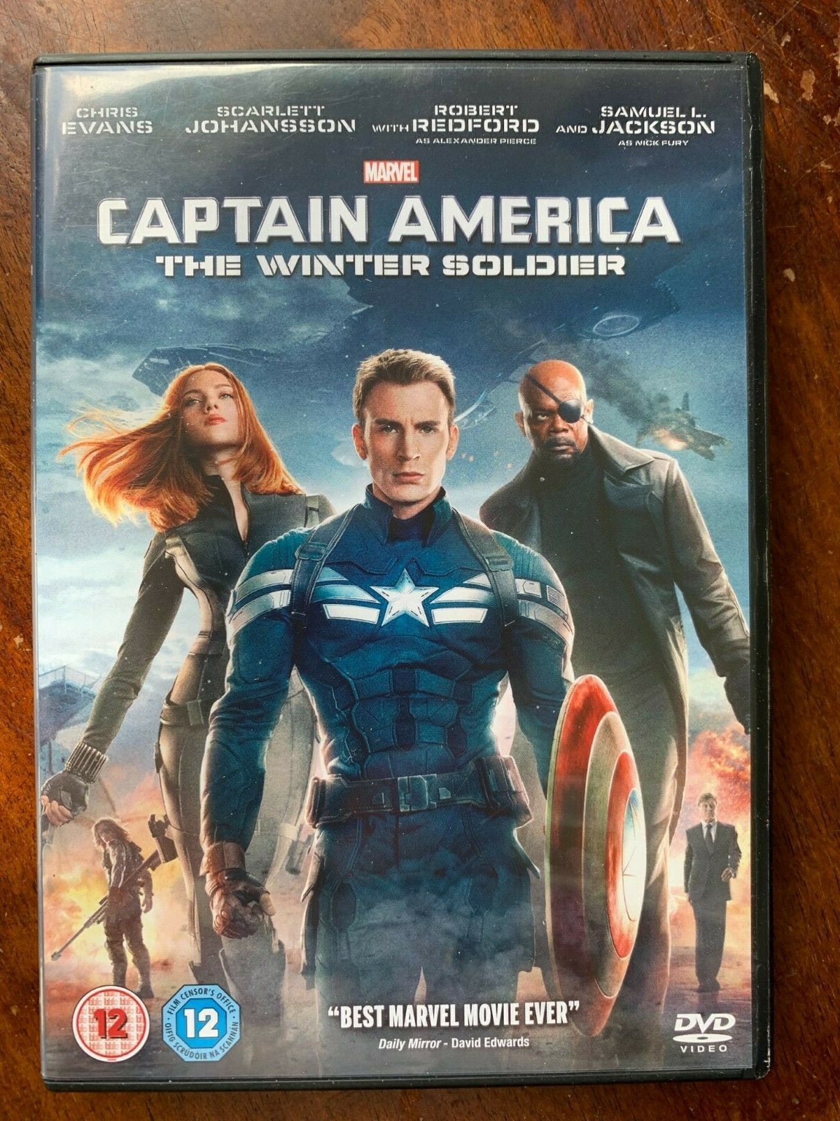 Captain America Winter Soldier Dvd Cover