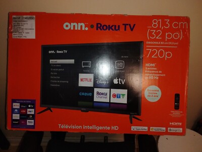 32” Class HD LED Roku Smart Television ONN | eBay