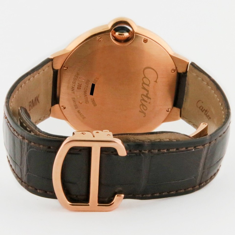 Cartier 2999 Ballon Bleu Large Automatic 18K Rose Gold W6900651 Watch ...