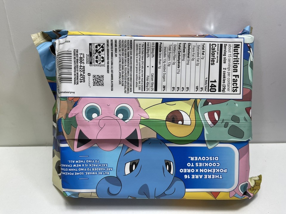 Pokemon Oreos Limited Edition Cookies 25th Anniversary In Hand Ready To ...