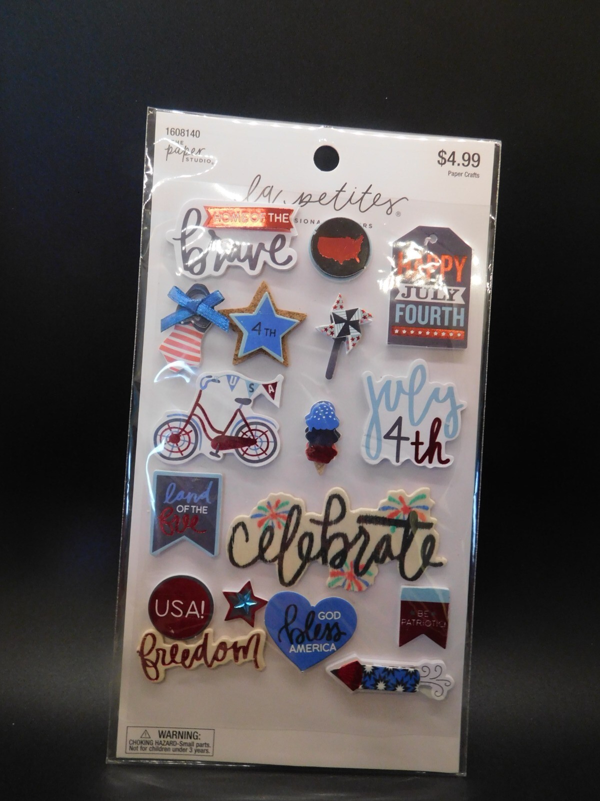 The paper studio La petites fourth of july Dimensional stickers 17pc | eBay