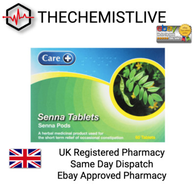 Senna Strong Constipation Relief Laxatives x 60 Tablets Uk Registered ...