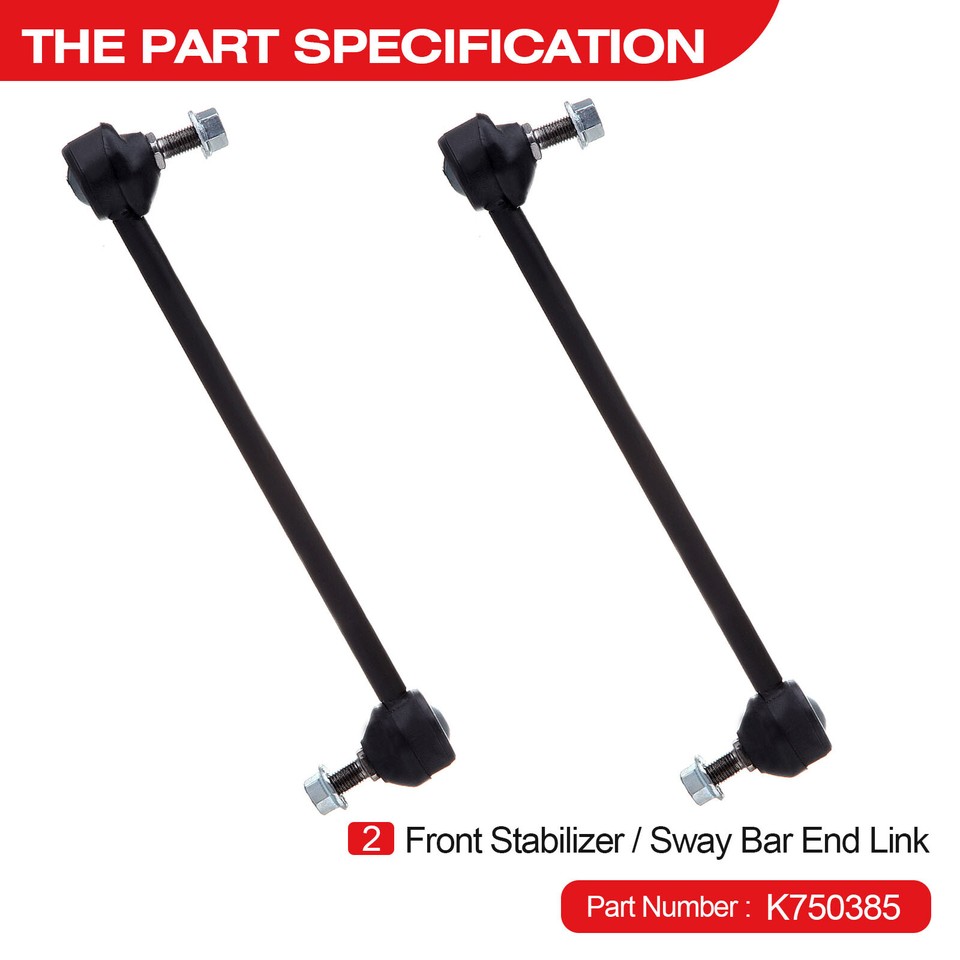 Front Struts Control Arms Sway Bars Tie Rod End Link For 2009-2012 ...