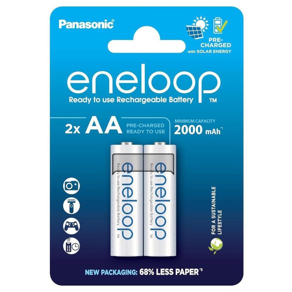 Panasonic Eneloop AA AAA Rechargeable Batteries 2500 2000 950 930 ...