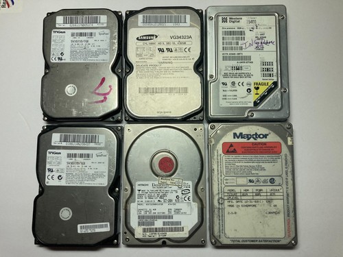 Lot of 3 1/2" IDE Internal Desktop Hard Drives - Used - Selling as ...