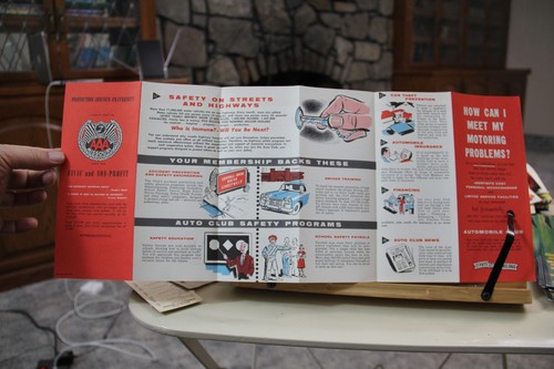 Vintage Brochure Information AAA Triple A Auto Motor Roadside Insurance ...
