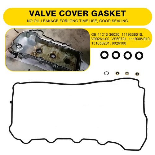 Engine Valve Cover Gasket Seal Set For 2010-2017 Toyota Camry 2.5L ...