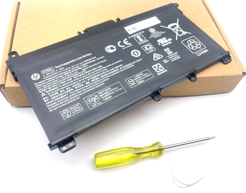 Genuine OEM 41.9Wh HT03XL HT03041XL Battery for HP Pavilion 14 15 17 ...