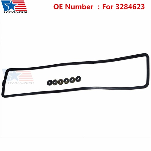 Tappet Cover Gasket W/ Grommet Seals For 89-02 Dodge Cummins 5.9L 12V ...