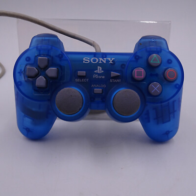 Sony Playstation 1 PS1 Controller PS One Blau Transparent SCPH 110 ...
