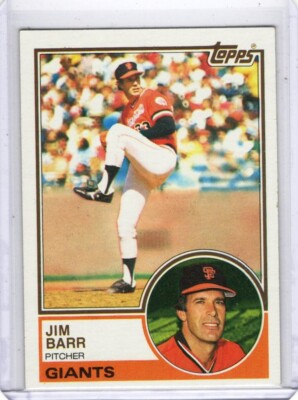 1983 Topps #133 Jim Barr | eBay