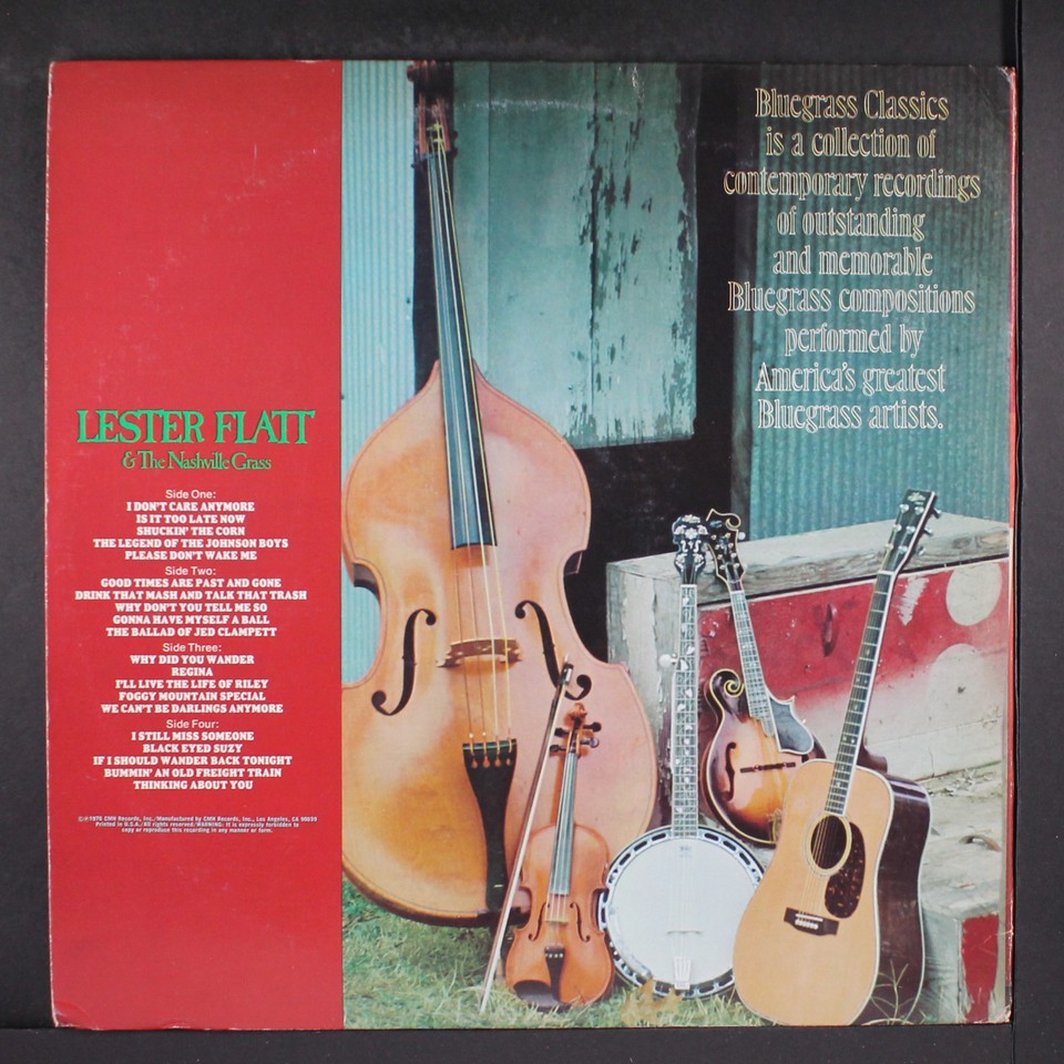 LESTER FLATT & NASHVILLE GRASS: a living legend CMH 12" LP 33 RPM | eBay