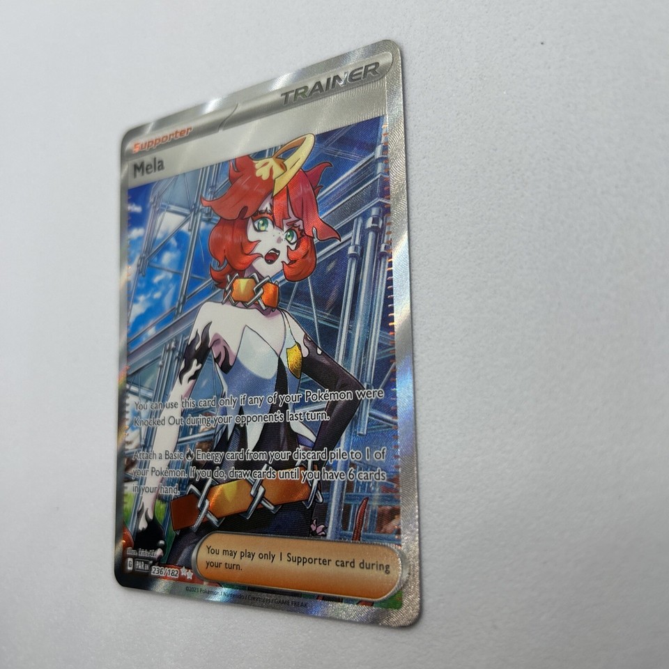 Mela - 236/182 - Ultra Rare SR Full Art Trainer Pokemon SV04 - Paradox ...
