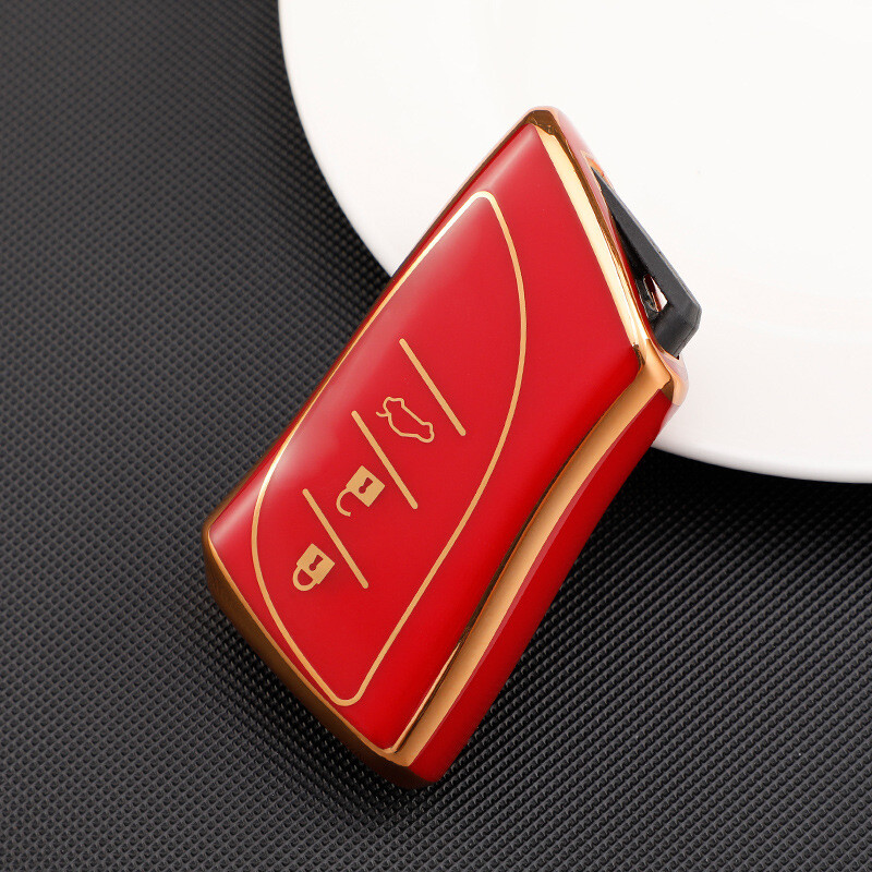 3 Button Smart Remote Key Case Fob Cover For Lexus ES IS UX NX LC500 ...