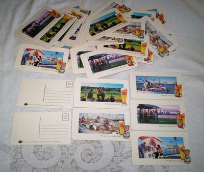 VINTAGE? LOT OF 72 MATILDA BAY BITTER POSTCARD COASTERS AS NEW UNUSED ...