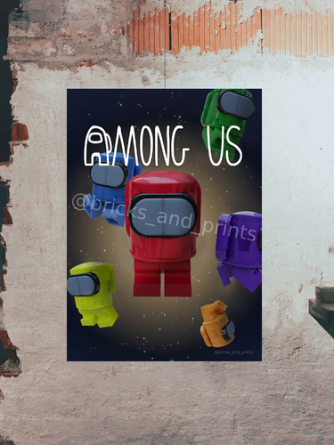 LEGO Among Us Game Poster - Custom Print - A3 - A4 Size | eBay