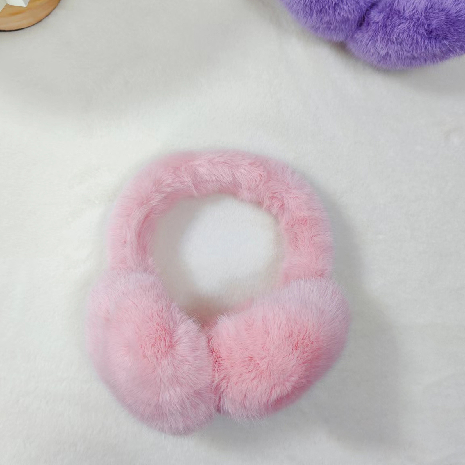 Winter Earmuffs Thermal Cold Resistant Winter Thermal Unisex Fluffy Ear ...