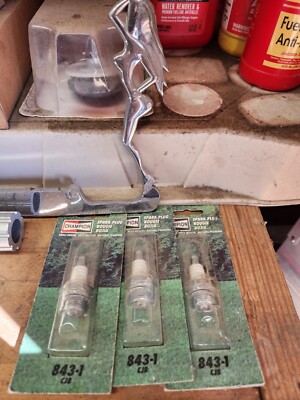 Champion 843-1 Carded Version of CJ8 Spark Plug | eBay