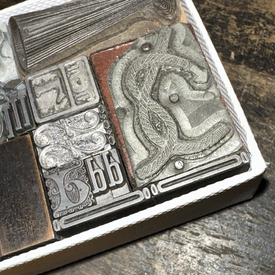 Print Blocks “ Ornamental Borders Dingbats ” Variety of Designs! #-2 ...