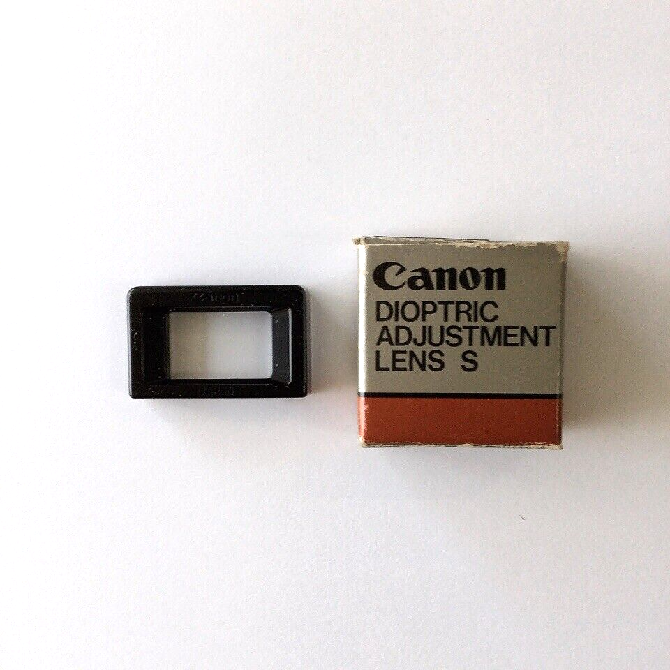 Canon -2.0 Dioptric Adjustment Lens S correctly lens diopter for AE-1 ...