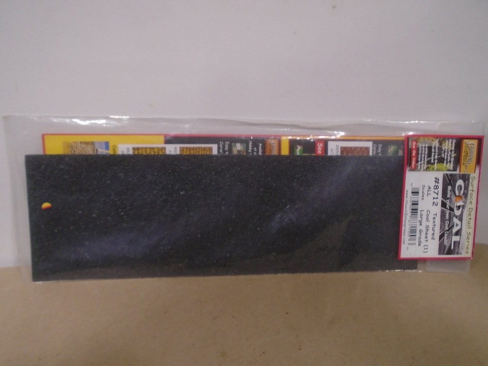 CHOOCH #8712 ALL SCALES TEXTURED COAL SHEET LARGE GRADE NEW IN SEALED ...