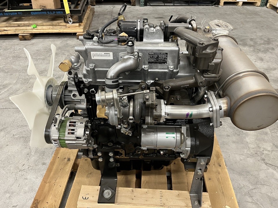 Isuzu BZ-4LE2T Complete Diesel Engine 40.2hp, 30kw@1800rpm, Tier 4f ...