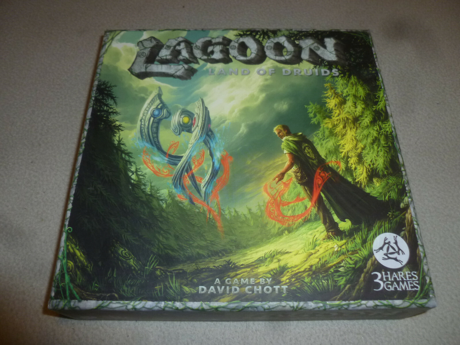 BOXED LAGOON LAND OF DRUIDS GAME 3 HARES GAMES BY DAVID CHOTT FANTASY ...