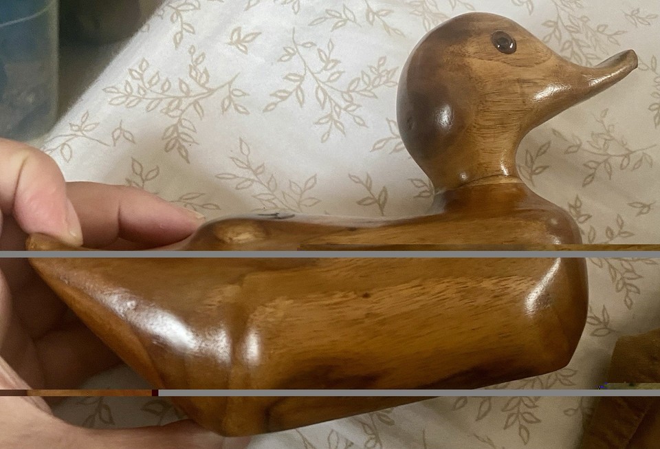 Jake Froese Walnut Duck Decoy Handmade In Remer, MN | eBay