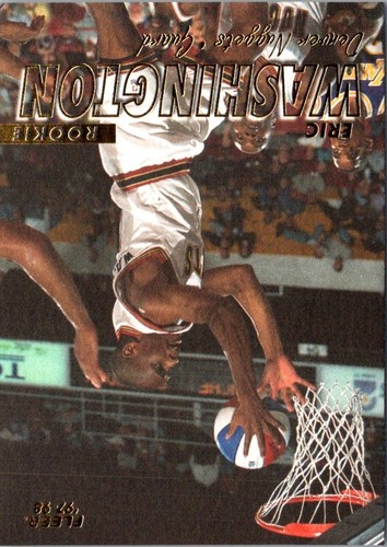 1997 Fleer Eric Washington #272 Denver Nuggets Basketball Card | eBay