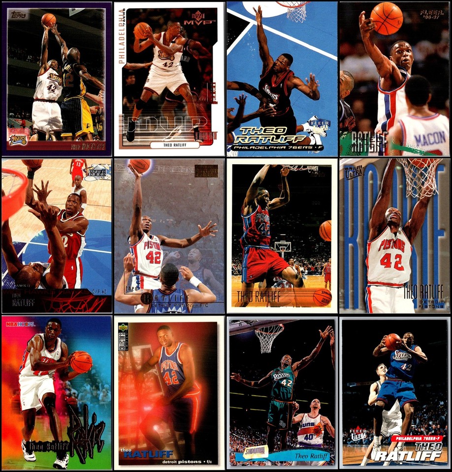Theo Ratliff (54) Card Lot - GOING, GOING… ALMOST GONE! DON’T WAIT! | eBay
