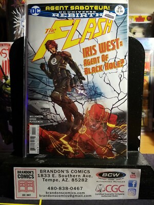 The Flash #20 Rebirth DC Comics 2017 Cover A Black Hole Negative Flash ...