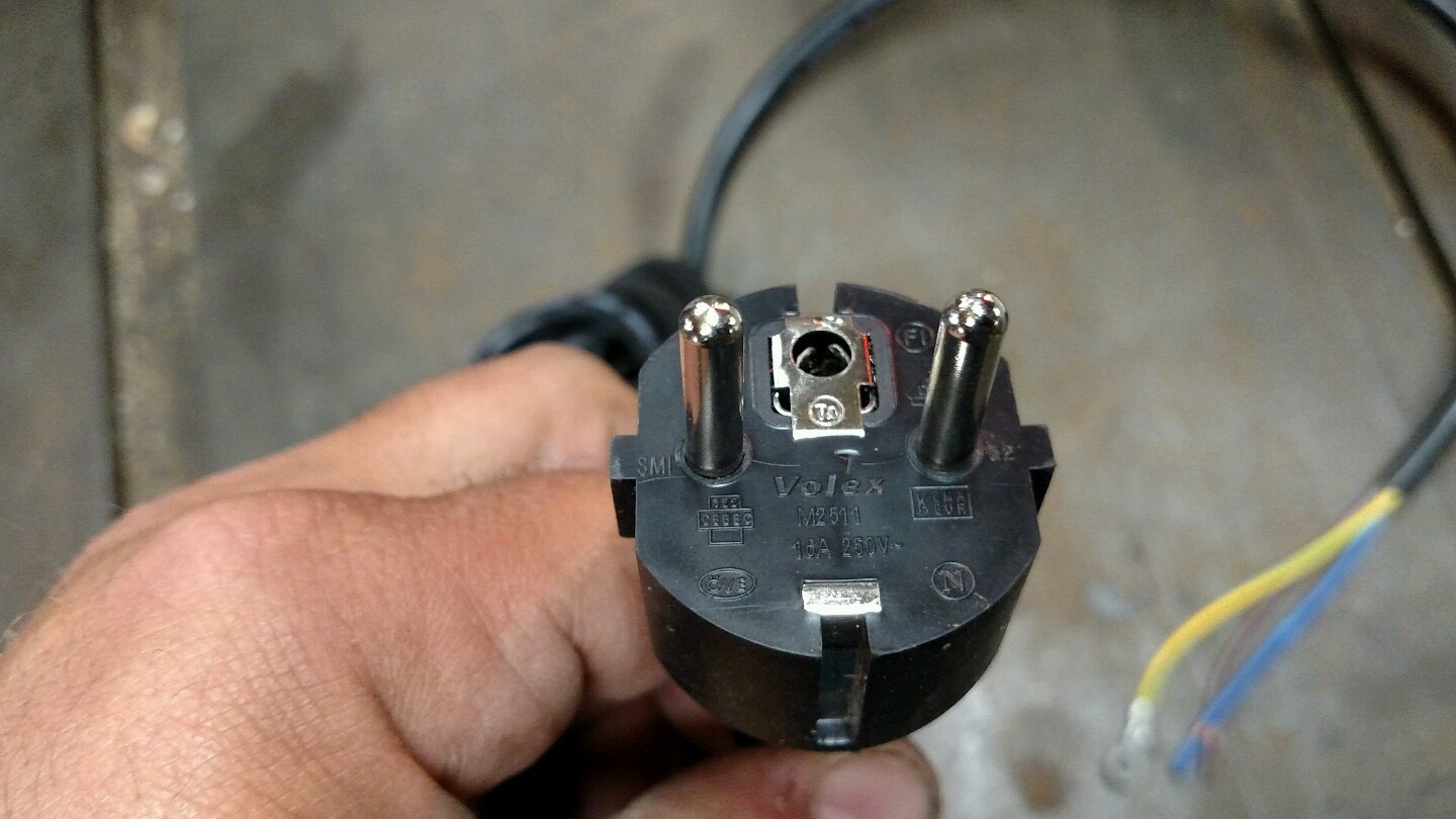 NEW VOLEX 7' POWER CORD CABLE 2 prong M2511 16A 250v | eBay