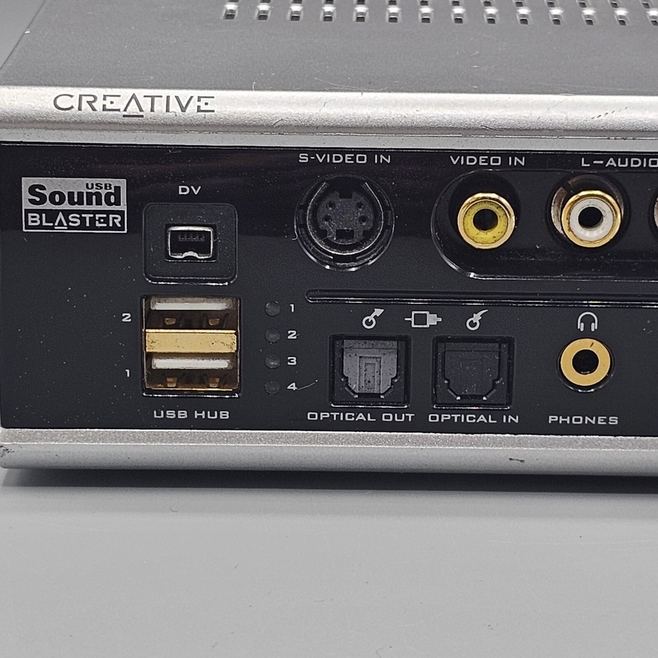 Creative Labs USB Sound Blaster Audigy 2 ZS Video Audio Editor SB0480 ...