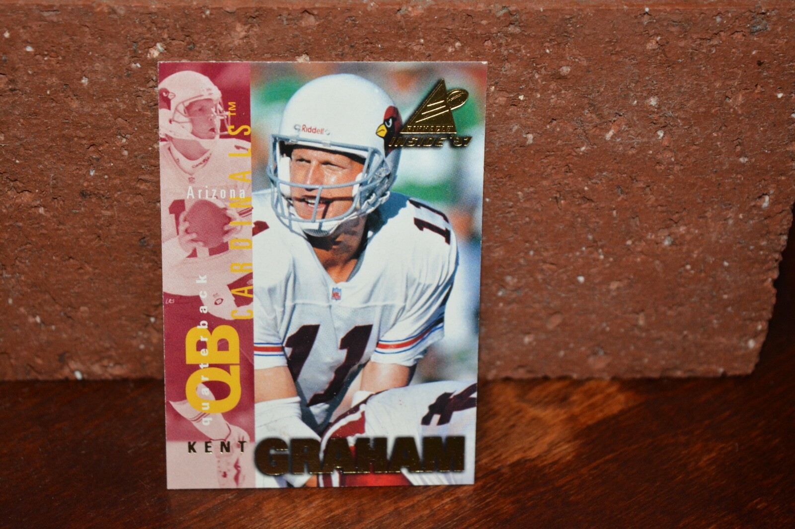FOOTBALL ARIZONA CARDINALS KENT GRAHAM CARD PINNACLE INSIDE '97 | eBay