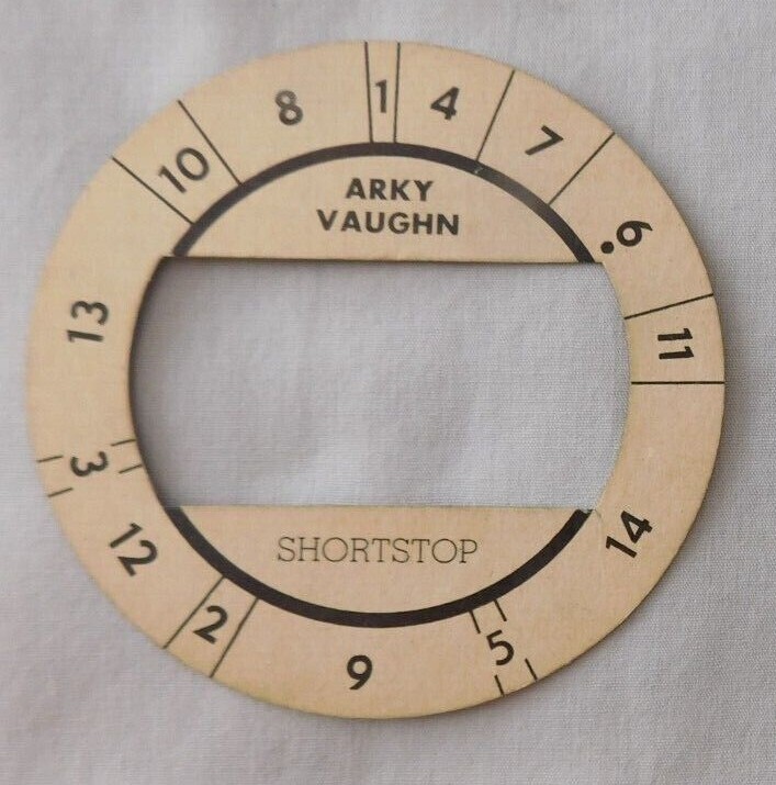 1957 Cadaco Disc Baseball Disc - Pick one | eBay