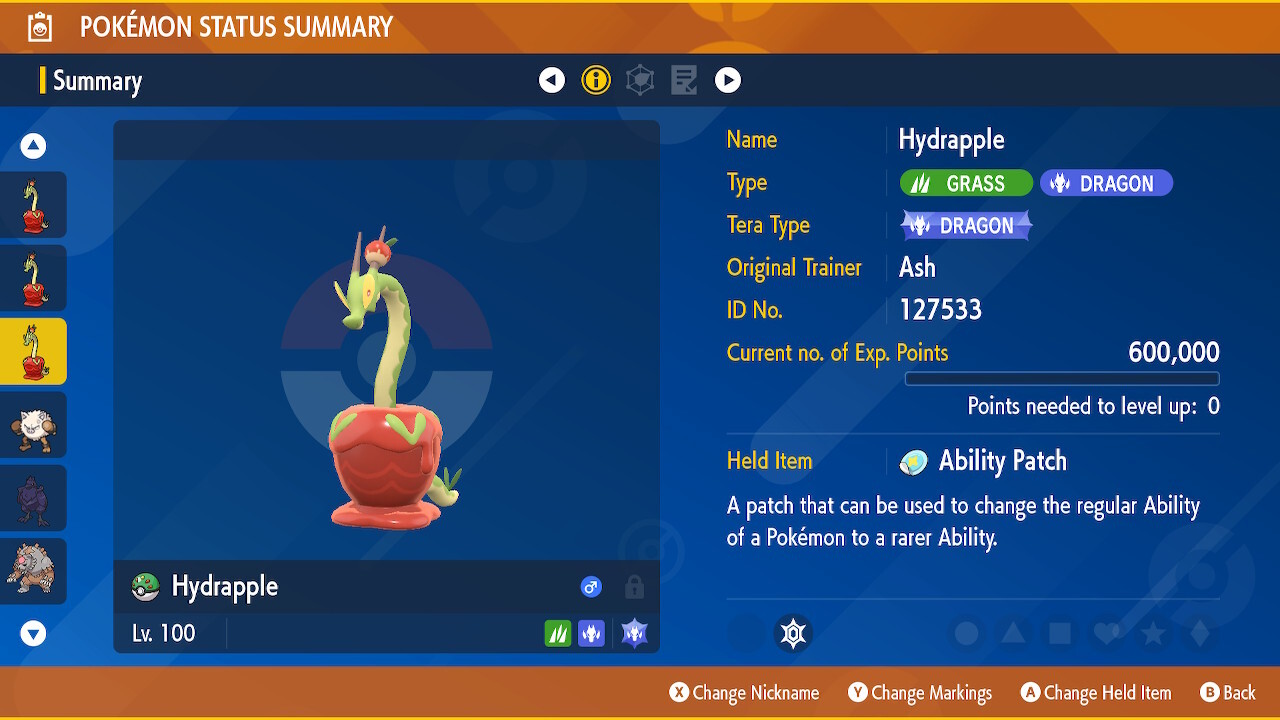 HYDRAPPLE • SHINY 6 IV ⚡ Indigo Disk ⚡ Pokemon Scarlet & Violet ...