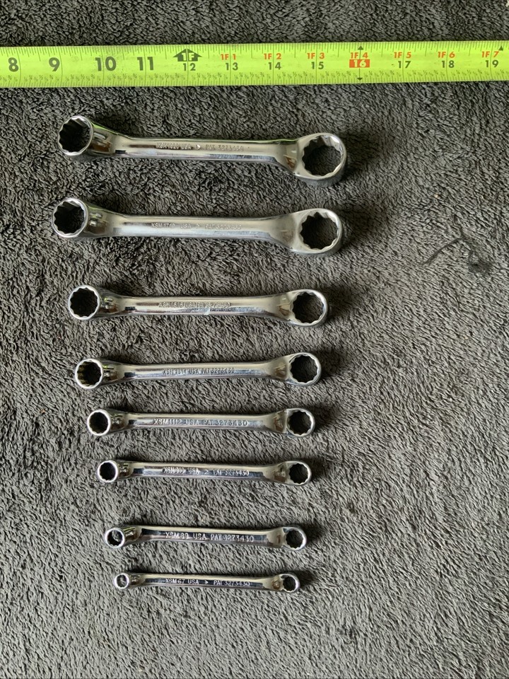 Snap On Stubby Box End Wrench Set, Metric, 8c…6 Up To 20…..see Pics….l ...