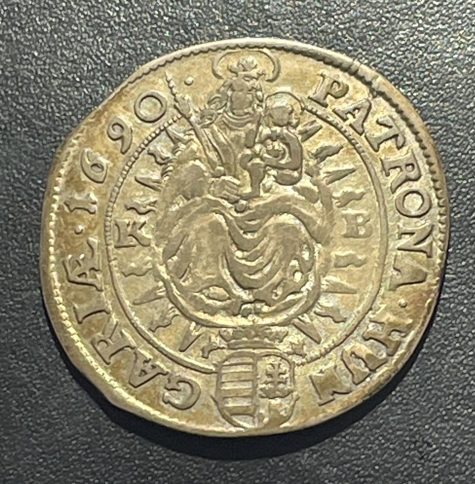 Hungary 1690 15 Kreuzers Silver Coin: Leopold I | eBay