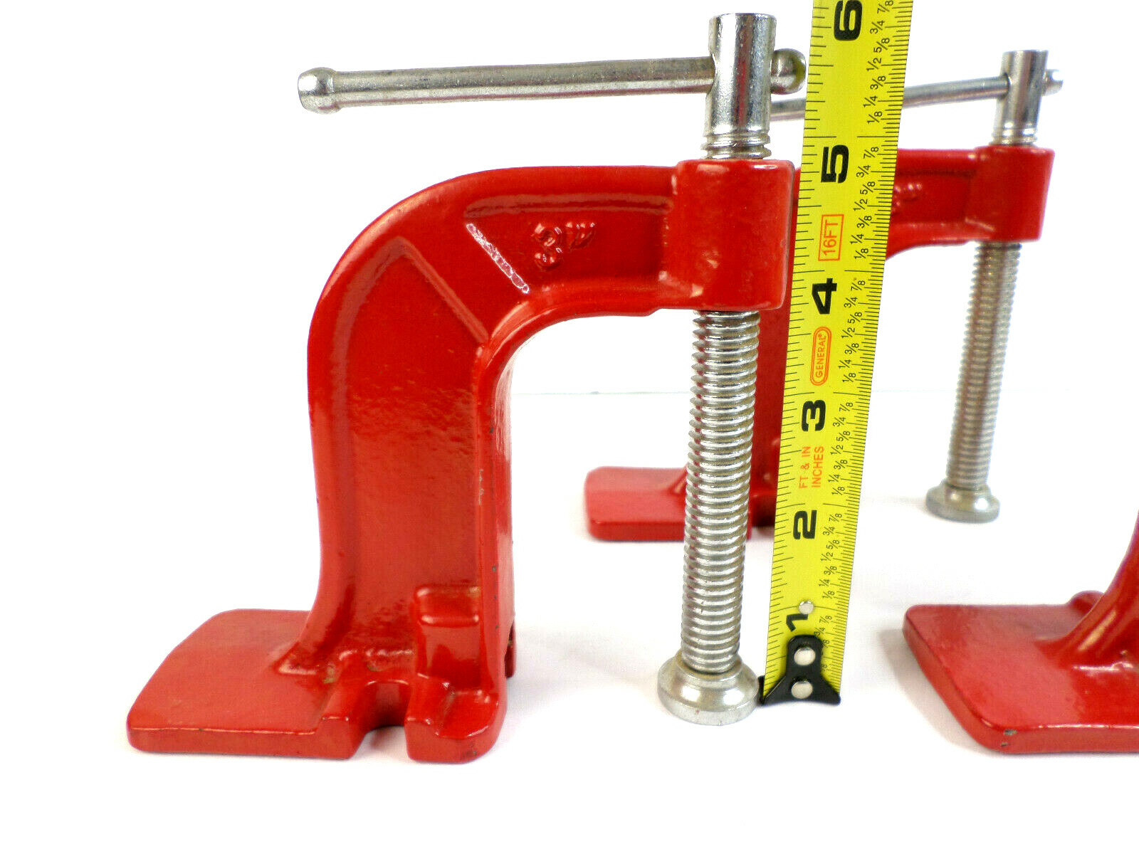 (Lot of 3) 3" Heavy Duty Hold Down Benchtop Clamps Woodworking Hobby ...